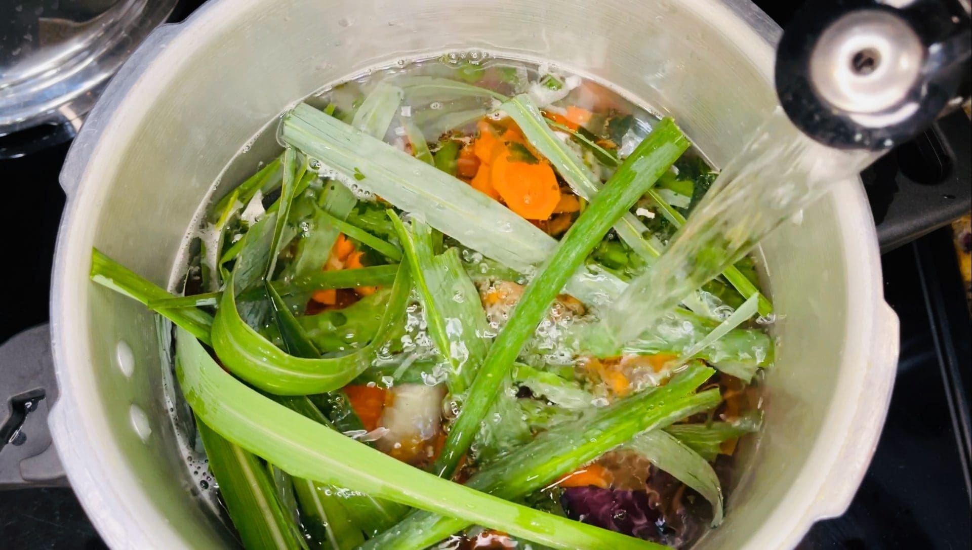 How to Make Homemade Vegetable Stock from Kitchen Scraps - Domestic Gourmet