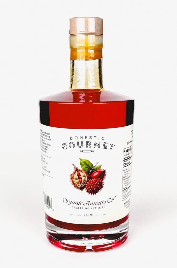 Buy Organic Annatto Oil – Aceite de Achiote - Domestic Gourmet
